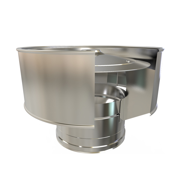 4 (100mm) Anti-Wind Cowl - TW Pro [TTWI-BKWP-LSTN-D100-CAWC] - £184.81